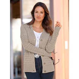 Ajourstrickjacke