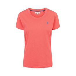 U.S. Polo Assn. T-Shirt 'Amy' Damen Gr&ouml;&szlig;e L royalblau / melone