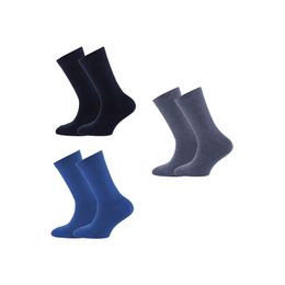 Ewers Socken M&auml;dchen Gr&ouml;&szlig;e 35/38 blau / navy / graumeliert