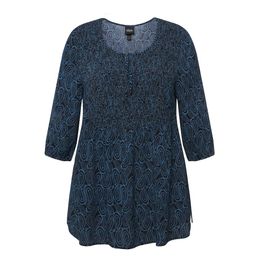 Ulla Popken Tunic female Blue size 62-64