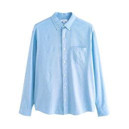 next Button Up Shirt male Blue size M