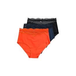 TruYou Slip Damen Gr&ouml;&szlig;e L/XL navy / orangerot / schwarz