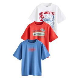 next Shirt boy Blue, Red, White size 7 yrs