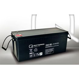 Q-Batteries 12LC-180 / 12V - 193Ah Blei Akku Zyklentyp AGM - Deep Cycle VRLA