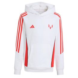 adidas Performance Sportsweatshirt 'Messi' Jungen Größe 128 orangerot / schwarz / weiß