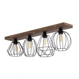 Envostar Various Deckenlampe 4flg. Kiefer dunkel