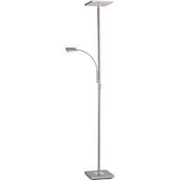 Selltec LED Deckenfluter Stehlampe eckig Fluter schwenkbar + dimmbar, flexible Leselampe Wohnzimmer, Büro, Arbeitszimmer 11710055