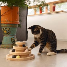Designed by Lotte Katzen-Spielturm Mia 26x14,5 cm Holz