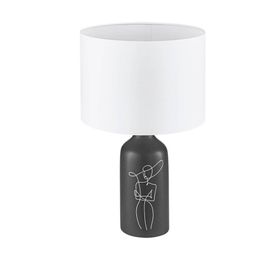 Eglo 43823 VINOZA E27 Tischleuchte Ø300mm Schwarz Weiss