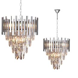 Kronleuchter Aspen Ii Chrome 9Xe14 Deckenlampe Deckenleuchte