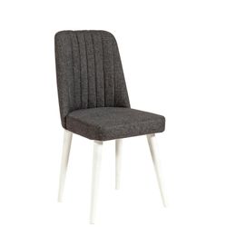 Skye Decor, Stormi Sandalye Wht-Ant., Stuhl, Weiß, 100 % MELAMINBESCHICHTETE SPANPLATTEN, 47 x 46 x 89 cm