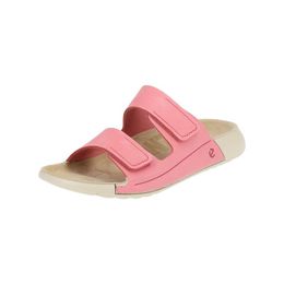 Ecco Pantolette »Pantoletten Nubukleder« Pink 39 39 Verschluss: Klettverschluss