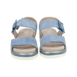 Ara Riemchensandale »Sandalen Veloursleder« Mittelblau 43 43 Verschluss: Klettverschluss