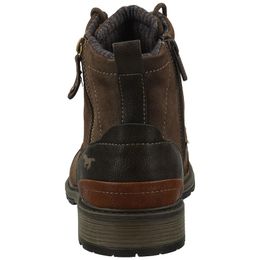 Mustang Shoes Stiefelette »Stiefelette Lederimitat« Dunkelbraun 41 41 Verschluss: Schnürung