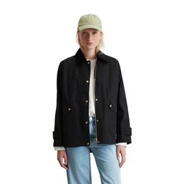 Marc O'Polo MARC O'POLO Langjacke im Cape-Stil, Kragen mit Cord, relaxed fit black 44 44 Jacke im Caps-Stil von Marc O'Polo