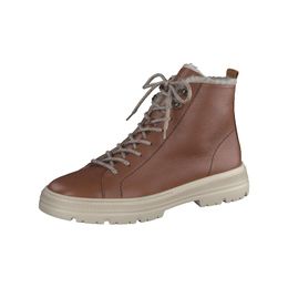 Paul Green Schnürstiefelette »Stiefelette Glattleder« Cognac 37,5 37,5 Verschluss: Schnürung