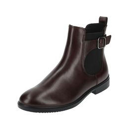 Ecco Stiefelette &raquo;Stiefelette Leder/Textil&laquo; Braun 42 42 Absatzh&ouml;he: 25 cm