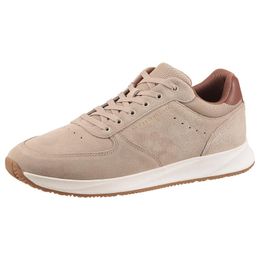 Tommy Hilfiger Sneaker »PREMIUM SUEDE HYBRID«, Freizeitschuh, Halbschuh, Schnürschuh, weiche Schaftrand-Polsterung beige-braun 46 46 Schnürer mit...
