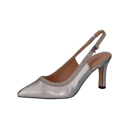 Peter Kaiser High-Heel-Pumps »Pumps Leder« Silber 37 37 Verschluss: Schlupfschuh