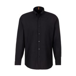 BOSS Orange Businesshemd &raquo;Rickert&laquo; mit Button-down-Kragen Black002 XL - N-Gr N-Gr XL Hemd von BOSS Orange Menswear