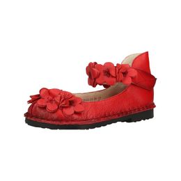 Laura Vita Riemchenballerina »Ballerinas Leder« Rot 37 37 Absatzhöhe: 25 cm