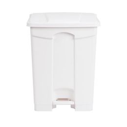 Jantex Küchenpedaleimer Weiß 65L
