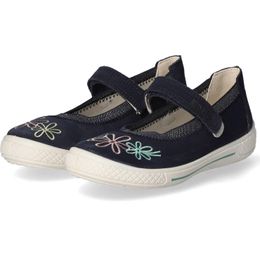 Superfit Tensy 0000958000 Mädchen, Ballerina, Leder, Blau, Kinderschuhe - Kinderschuhe Teens Mädchen Gr. 25 - 42, Blau, leder