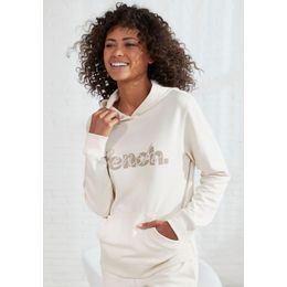 Bench. Loungewear Damen Kapuzensweatshirt, sand, Größe 40/42