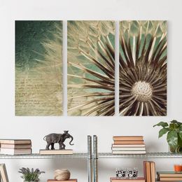 Bilderwelten 3-teiliges Leinwandbild - Querformat Closer than before