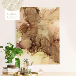 Leinwandbild Goldbraune Explosion I