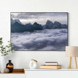 Wechselbild Wolkenmeer im Himalaya