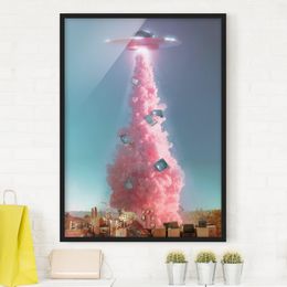 Bilderwelten Bild mit Rahmen Multimedia Ufo