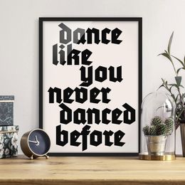 Bilderwelten Bild mit Rahmen Dance like never before