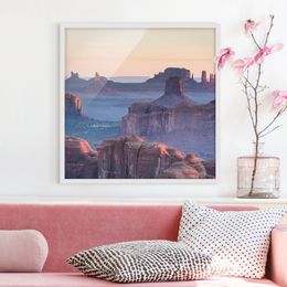 Bild mit Rahmen Sonnenaufgang in Arizona