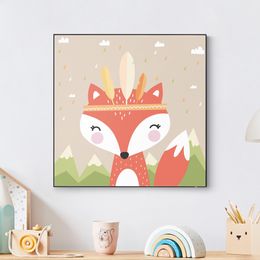 Wechselbild Indianerfuchs