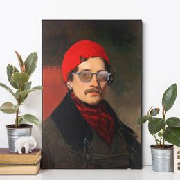 Wechselbild Portrait eines Hipsters
