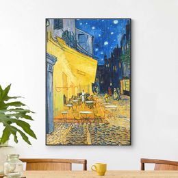 Wechselbild Vincent van Gogh - Caf&eacute;-Terrasse in Arles