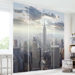 Bilderwelten Schiebegardine Set Sonnenaufgang in New York