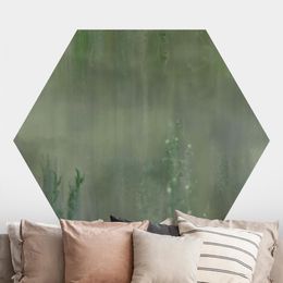 Bilderwelten Hexagon Fototapete Gr&uuml;ne Mystische Fantasie