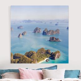 Bilderwelten Leinwandbild Inseln im Meer