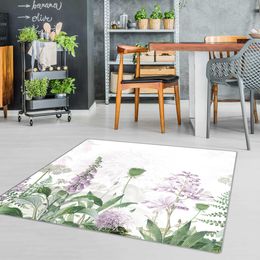 Bilderwelten Teppich Fingerhut in zarter Blumenwiese