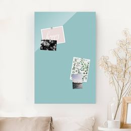 Bilderwelten Glasbild - Wandbilder aus Glas - Glasbilder inkl. Wandhalterung - Pastelltürkis