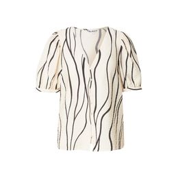 Object Bluse 'OBJJacira' Damen Gr&ouml;&szlig;e M creme / schwarz
