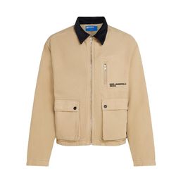 KARL LAGERFELD JEANS Jacke Herren Gr&ouml;&szlig;e M camel / schwarz