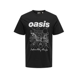 Only & Sons Only & Sons T-Shirt 'ONSOASIS' Herren Gr&ouml;&szlig;e XS schwarz / wei&szlig;