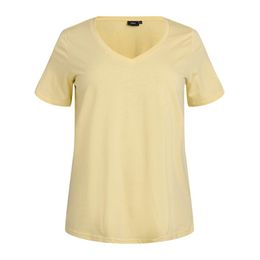 ZIZZI Shirt 'Mkatja' female Yellow size XXL