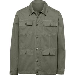 Herren Jacke in Twill-Qualit&auml;t khaki, Gr&ouml;&szlig;e 54