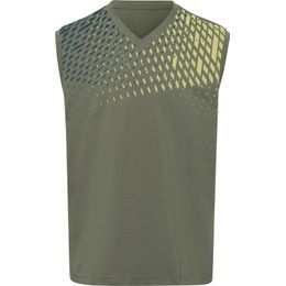 Herren Achselshirt mit grafischem Druck khaki, Gr&ouml;&szlig;e 60/62