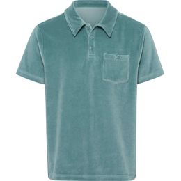 Herren Poloshirt in Nicki-Qualit&auml;t jade, Gr&ouml;&szlig;e 56/58