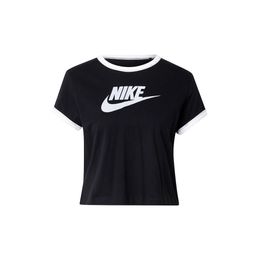 Nike Sportswear T-Shirt 'RINGER' Damen Gr&ouml;&szlig;e XS schwarz / wei&szlig;